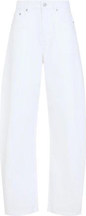 Alaia Straight Leg Jeans - Wei&szlig;