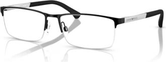 Emporio Armani unisex, Accessoires, Noir, Taille: 53 MM Ea1041 Optical Frame