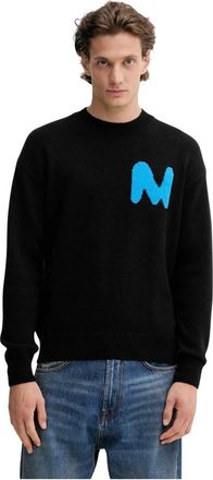 Msgm Msgm, Herren, Strickwaren, Schwarzk, SGr&ouml;&szlig;e