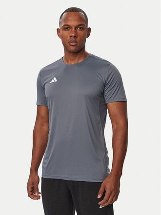 adidas Technisches T-Shirt Adizero Essentials Running KT4840 Grau Slim Fit