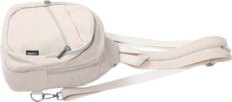 Yardwe Mini Sac Bandouli&egrave;re Femme L&eacute;ger Nylon Sac &agrave; Dos Mini Crossbody Polyvalent pour Voyage Randonn&eacute;e Quotidien Beige