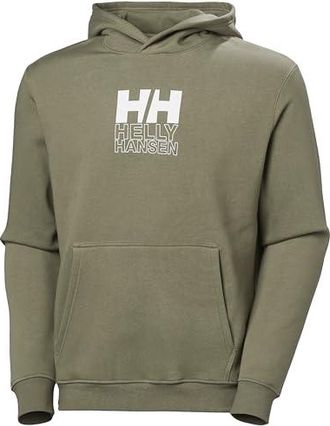 Helly Hansen Core Graphic Sweat &agrave; Capuche Shirt, Vert, M Homme