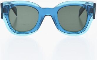 Celine Solid Color Sunglasses with Semi-Sheer Frame size Unica