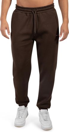 Smilodox Jogginghose Herren Ilyas, Regular Fit Sweathose mit Taschen, Kordelzug am Bund, graviertem Metalllabel am Oberschenkel, weichem Material, Bequeme Frei