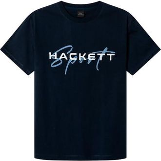 Hackett HS Resort Tee T-Shirt, Bleu (Bleu Marine), L Homme