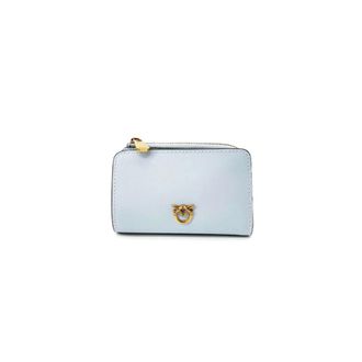 Pinko Pinko, Femme, Accessoires, Bleu, Taille: ONE Size Compact Wallet