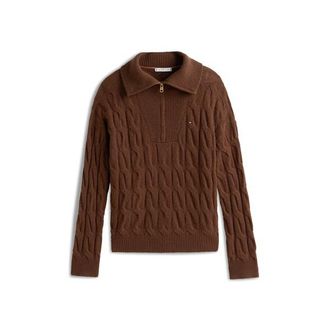 Tommy Hilfiger Pull col zipp&eacute; en laine