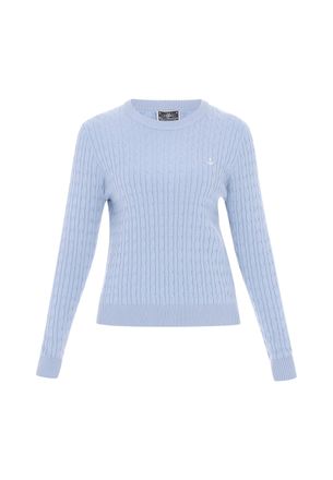 Dreimaster Dreimaster Pullover Frauen hellblau