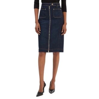 Guess Femme, Jupes, Bleu, Taille: W25 Denim Longuette Skirt