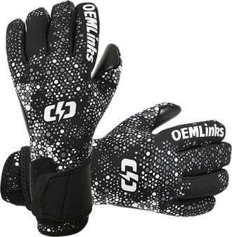 Generic Fu&szlig;ball Torwarthandschuhe | Atmungsaktiv rutschfest Dick Elastisch Komfort | Fu&szlig;ball Handschuhe Mit Fingerschutz - Geeignet F&uuml;r Kinder M&auml;dchen Erwachs