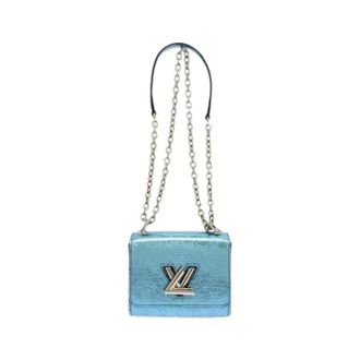 Louis Vuitton Sac bandouli&egrave;re Pre-owned Twist Mini en cuir - Femme - Pre-owned - Bleu - Taille: ONE Size