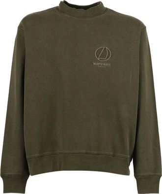 Murphy & Nye Homme, Sweatshirts et sweats &agrave; capuche, Vert, Taille: L Felpa Sheave