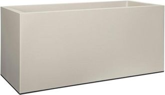 ELHO Pot Vivo Mat Rectangle Avec Roues 90cm Gris Chaud - Elho