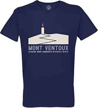Fabulous T-Shirt Homme Col Rond Coton Bio Mont Ventoux Vélo France Cyclisme Tour
