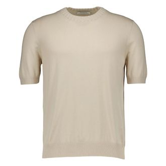 Gran Sasso Rundhals-T-Shirt - - Knitwear - Herren - Beige - L