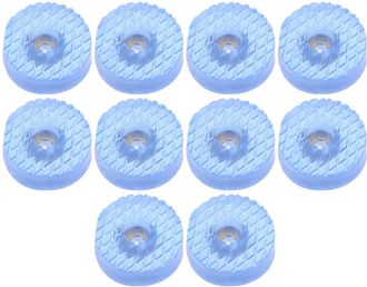 SOLUSTRE 10 St&uuml;ck Transparente rutschfeste Silikon M&ouml;belgleiter mit Selbstklebender R&uuml;ckseite Bodenschoner f&uuml;r Stuhl Tisch und Schrankbeine Verschlei&szlig;fest und 