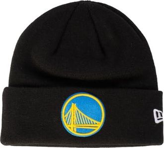 New Era Bonnet - Bonnet dhiver - NBA NFL - Designs limités (Golden State Warriors), Noir, taille unique