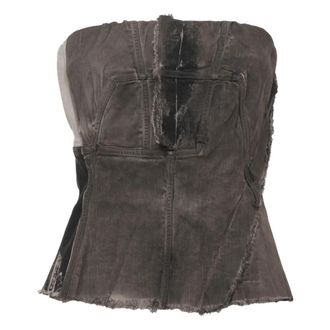 Rick Owens Bustier-Top - - Tops - Damen - Grau - M