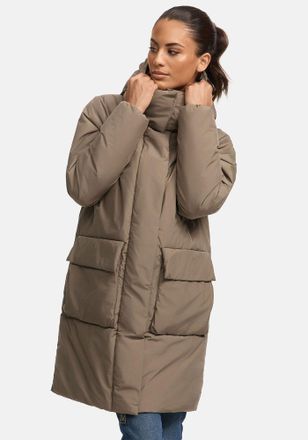 Marikoo Winterjacke MARIKOO Nanami, Damen, Gr. M, grau (stone braun), Obermaterial: 100% Polyester. Innenseite: 100% Polyester. Futter: 100% Polyester. Wattie