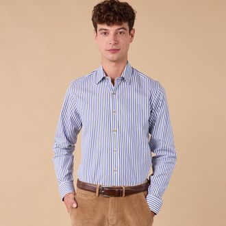 Bexley Simion II - Chemise homme ecru et bleu