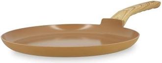 Menastyl Cuisson Crêpière 26cm Colorama noisette - En Aluminium - Revêtement antiadhésif en céramique - Tous feux dont induction