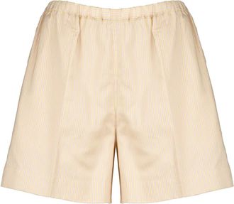 Patou Femme, Shorts, Multicolore, Taille: 42 FR Striped Silk Short
