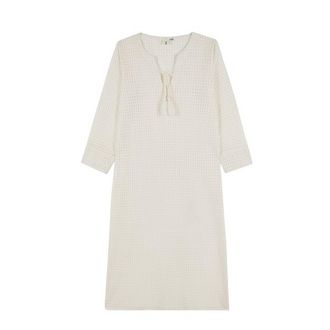 Saison 1865 Robe Aline &agrave; broderie anglaise en coton