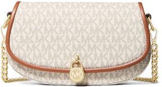 Michael Kors Sac &agrave; main pour femme Mila Petit sac &agrave; bandouli&egrave;re, Vanille, Classique