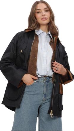 Barbour Treeton Wachsjacke - - Jackets - Damen - Blau - XL
