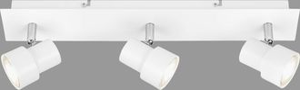 Briloner Briloner Leuchten - LED Deckenspot, Deckenleuchte 3-flammig, Strahler dreh- und schwenkbar, 3x GU10, 5 Watt, 460 Lumen, 3.000 Kelvin, Wei&szlig;