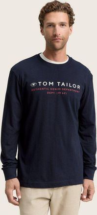 Tom Tailor Langarmshirt T-Shirt Langarmshirt mit Logo-Print