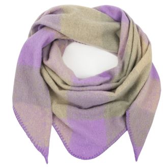 Glamexx24 XXL Schal Damen Halstuch Unisex Poncho Dreieckige Form Trendfarben Winterschal Kariert Viele Variationen