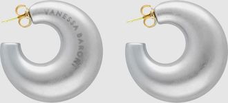 Vanessa Baroni Boucles doreilles Moon Silver Vintage