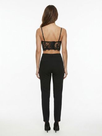 Dolce & Gabbana Womens Black Elastane Bra Clothing