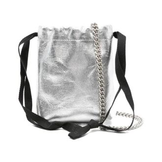 Ann Demeulemeester Gael Drawstring Chain Mini Bag - - Bags - Damen - Grau - ONE SIZE