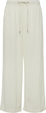 QS by s.Oliver Damen 2162961 Leinen Hose, lang, Ecru, 42W x 32L