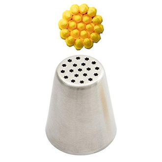 Decora Cornetto 0263617 TÜLLE NR 10 Gras/DÜNNE GEZACKT Faden IM BLISTERPACK, Edelstahl, Silber, 4x3,5x3,5 cm