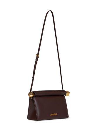 Jacquemus Rond Carr&eacute; Clutch - Brown