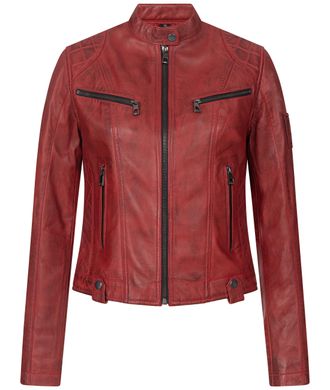 Rock Creek Lederjacke Rot