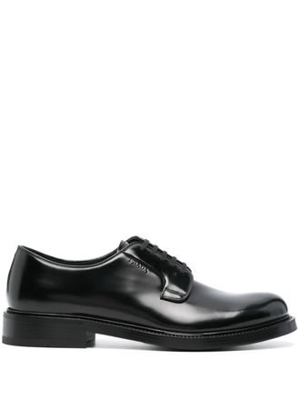 Prada Oxford-Schuhe mit Logo-Pr&auml;gung - Schwarz