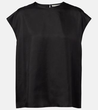 Asceno Top Dasha aus Seiden-Twill