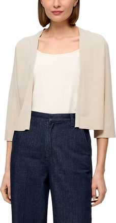 s.Oliver Kurze Strickjacke mit 3/4-Ärmel