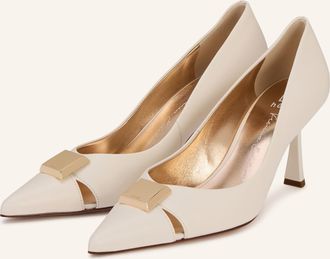 H&ouml;gl Pumps Mit Cut-Outs weiss