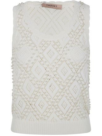 Twin-Set Round Neck Tank Top