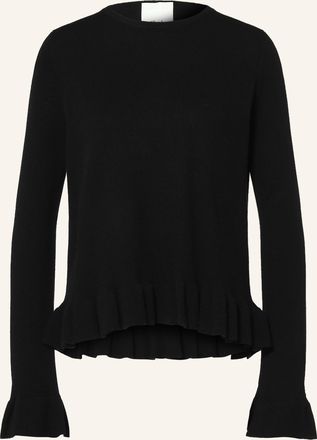 Allude Allude Pullover Mit Cashmere Und Volants schwarz