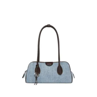 Calvin Klein Sac &agrave; main Emblem Trio en denim de coton
