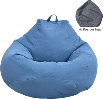 Dioche Gro&szlig;er Sitzsack-Stuhlbezug, Weich, Langlebig, Einfaches Design, f&uuml;r Innenliegen, Sofas, Ersatzbezug f&uuml;r Erwachsene, Wohnzimmer, Schlafzimmer, Stoffmat
