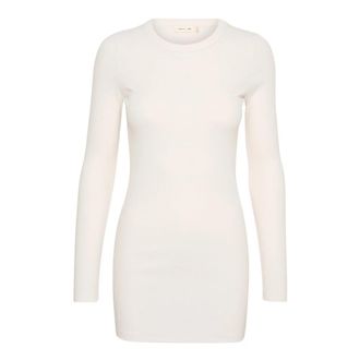 Inwear LolahIW Base Long Tee - - Tops - Damen - Wei&szlig; - 3XL