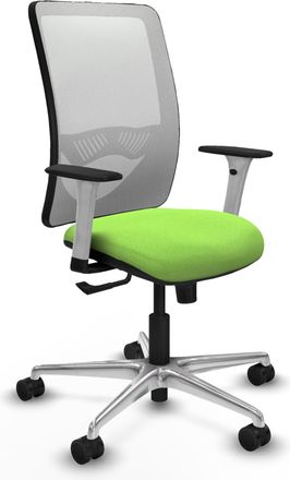 Piqueras y Crespo B&uuml;rostuhl Zulema mit verstellbarer R&uuml;ckenlehne, mit wei&szlig;en und schwarzen Armlehnen, h&ouml;henverstellbare Lendenwirbelst&uuml;tze, ausgestattet mit 3 Positione