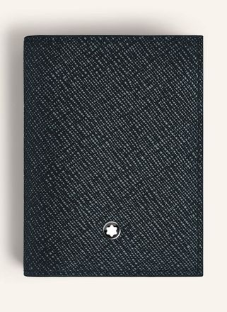 Montblanc Saffiano-Kartenetui Sartorial blau
